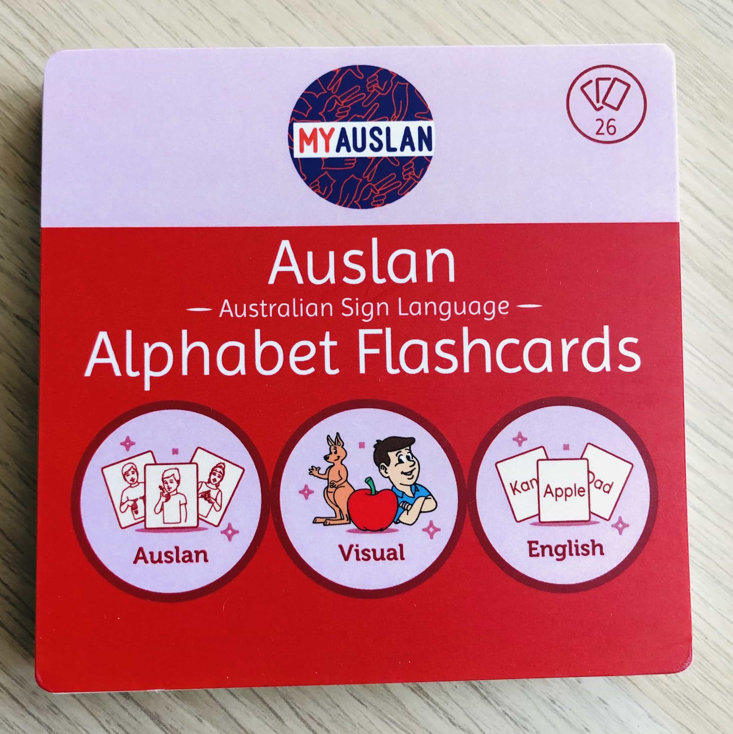 Auslan Alphabet Flashcards - Deaf Australia